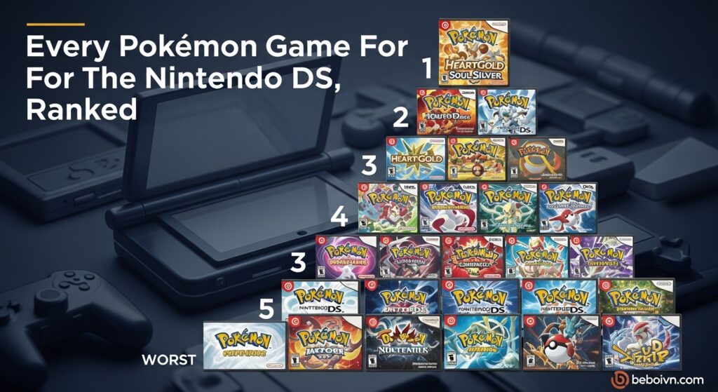Every Pokemon Game For The Nintendo DS Ranked (2025)
