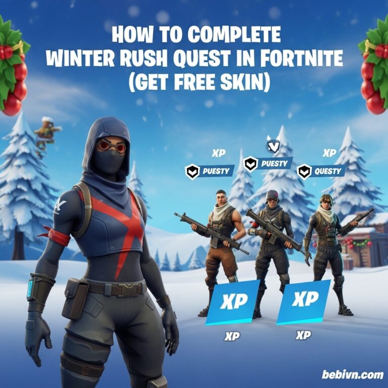 Fortnite Winter Rush Quests Guide (2025) Get Free Skin