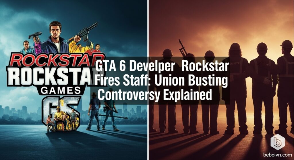 GTA 6 Developer Rockstar Fires Staff: Union Busting Controversy Explained