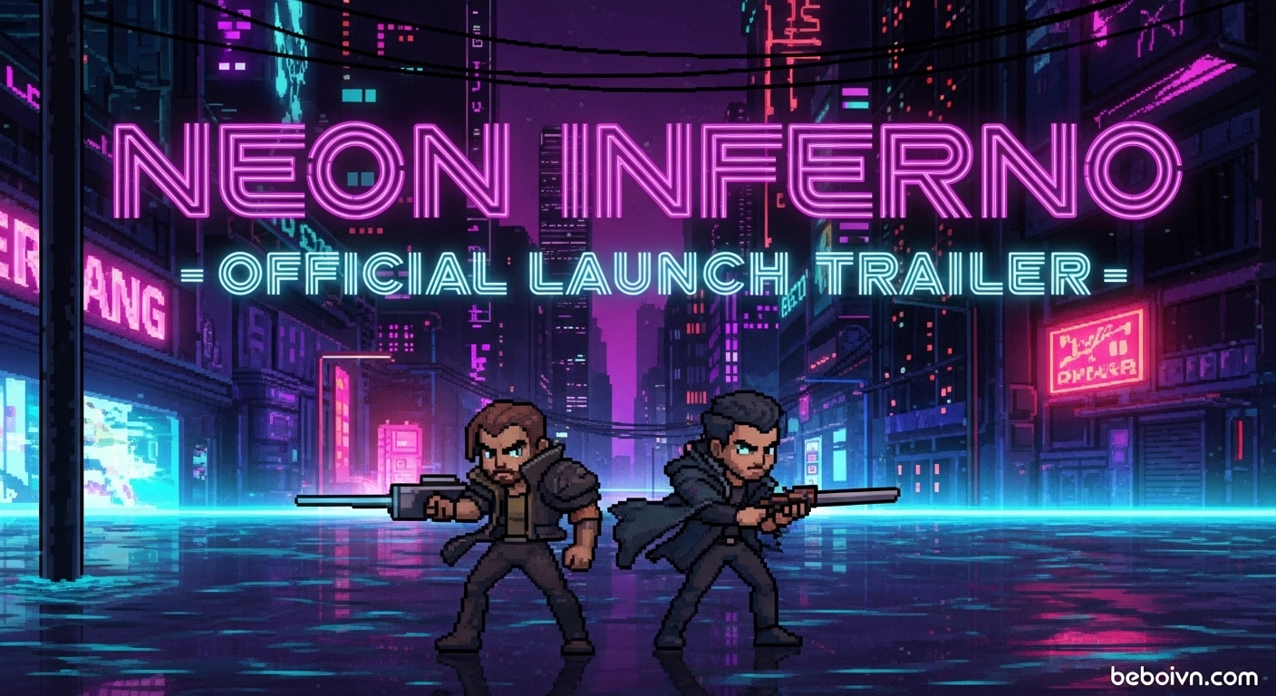 Neon Inferno Launch Trailer (2025) Cyberpunk Action Unleashed