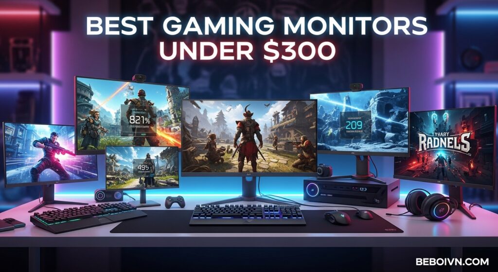8 Best Gaming Monitors Under $300 (May 2026) Expert Tested